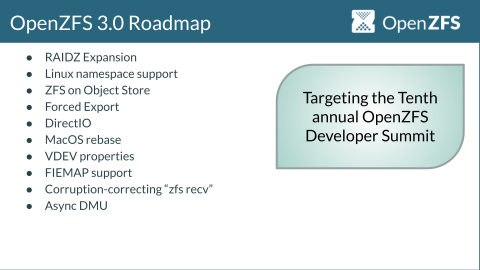 OpenZFS 3.0 Introduced at Developer Summit - iXsystems, Inc. - Enterprise Storage & Servers